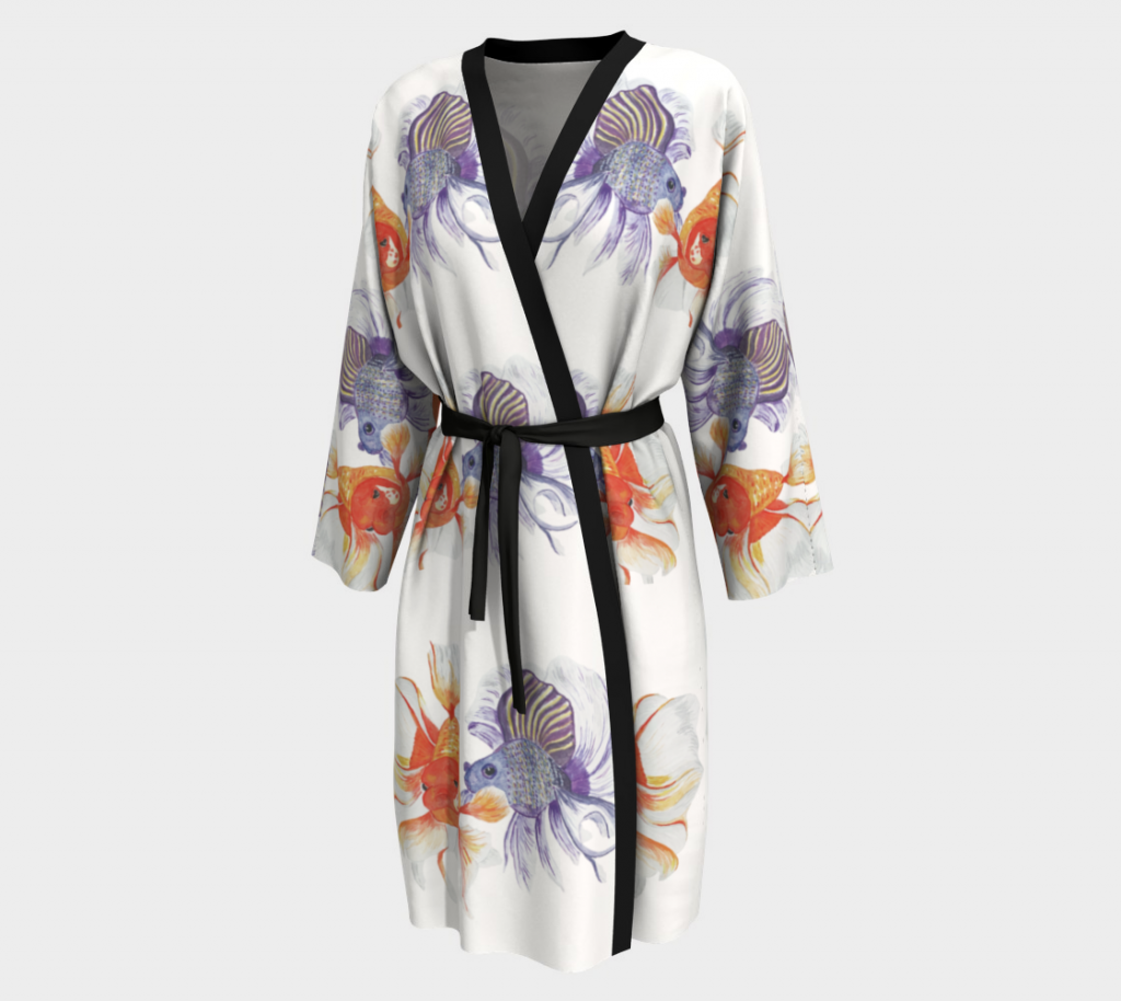 Robe de chambre Poisson Betta – Art & Design
